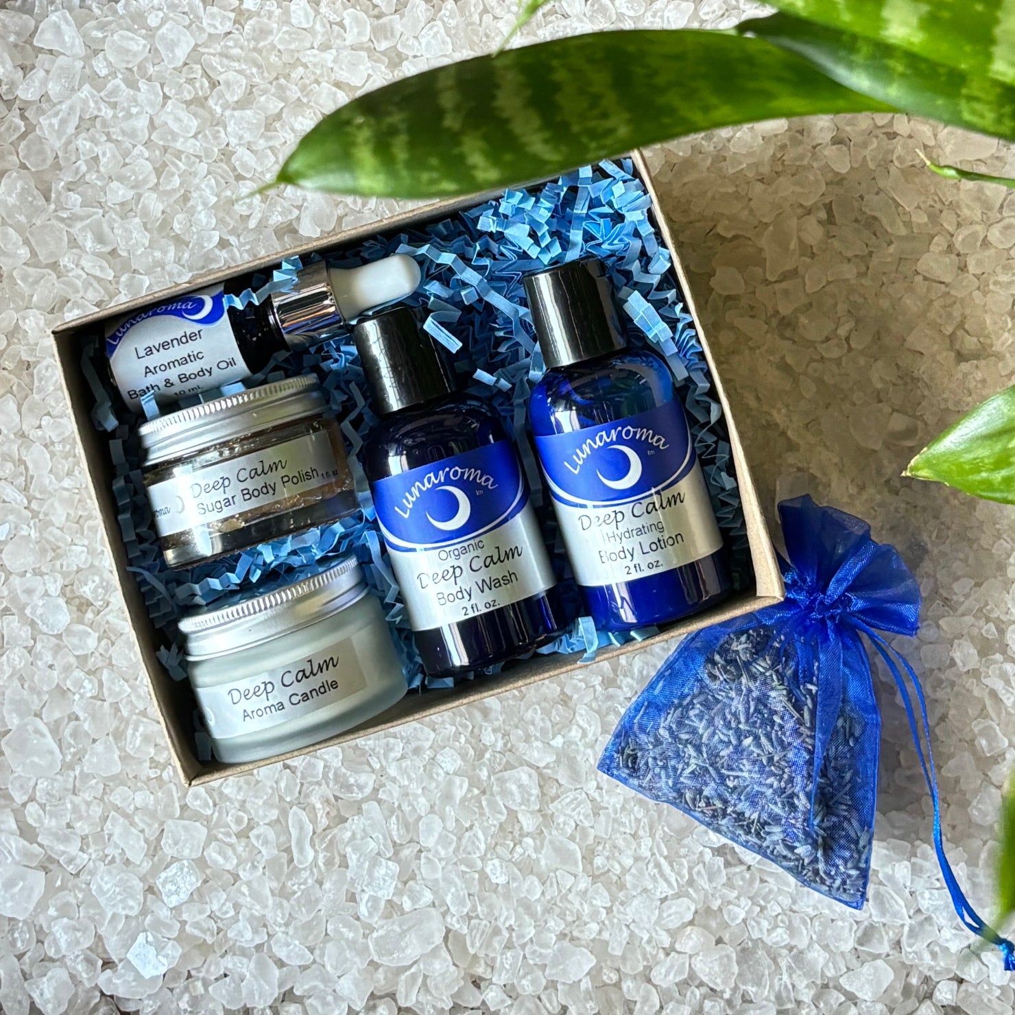 Deep Calm Bath & Body Gift Set – Lunaroma Aromatic Apothecary