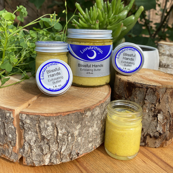Blissful Hands Exfoliating Butter w/ AHA – Lunaroma Aromatic Apothecary