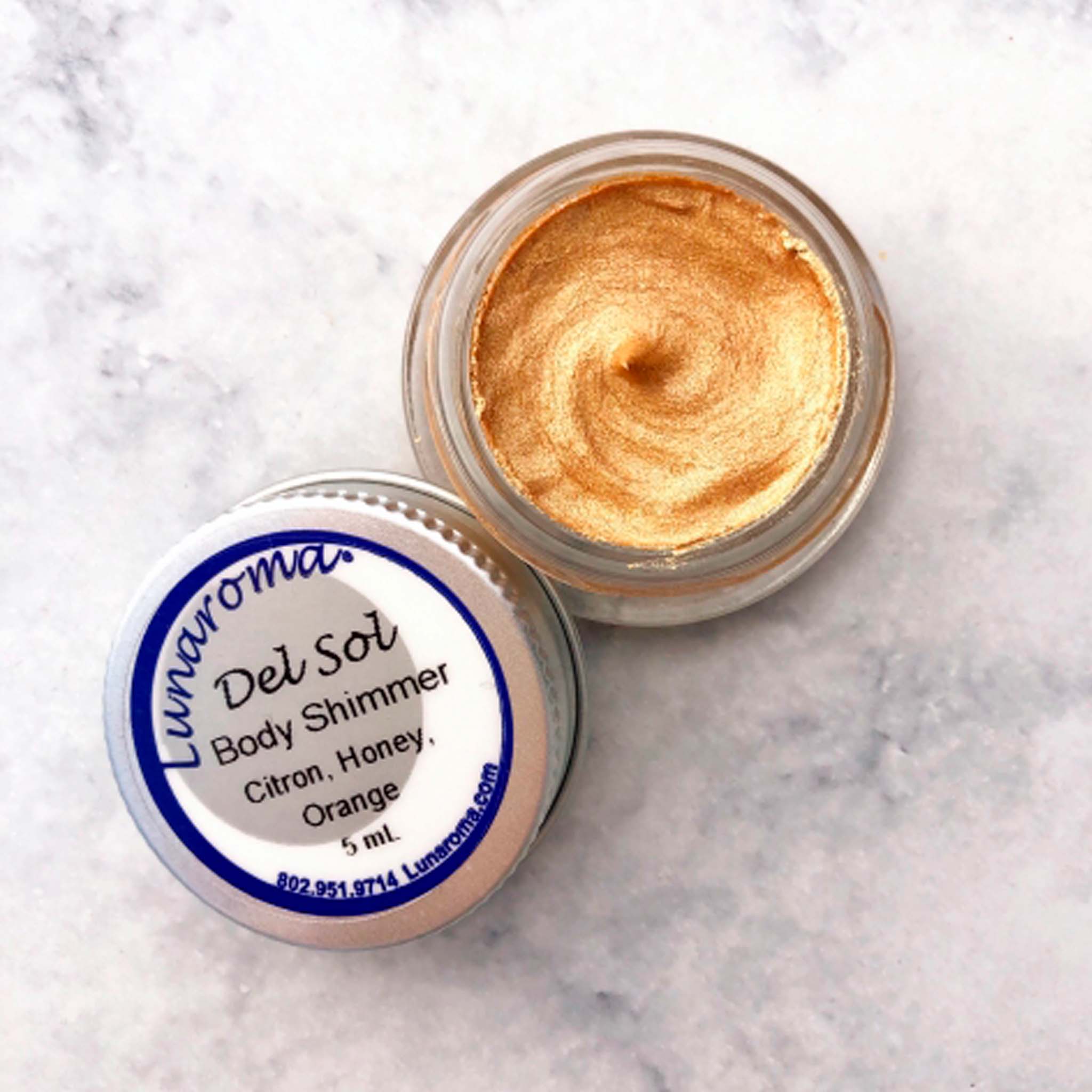 Del Sol Body Shimmer – Lunaroma Aromatic Apothecary