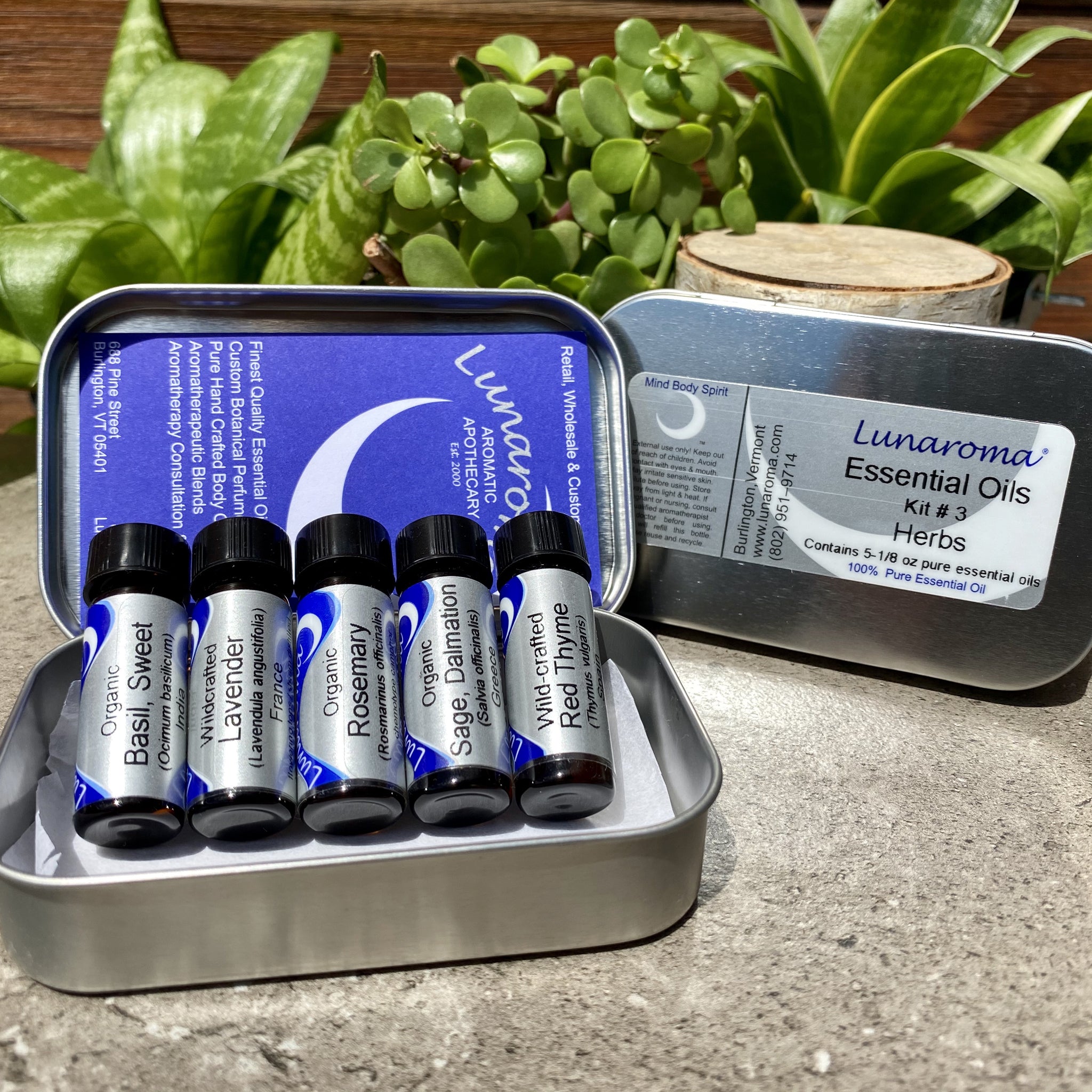 Essential Oils Kit #3 Herbs – Lunaroma Aromatic Apothecary