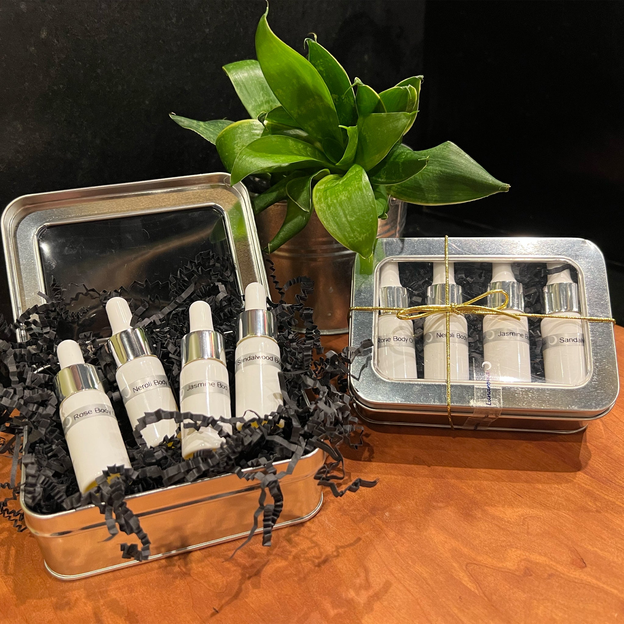 Precious Collection Body Oil Gift Set – Lunaroma Aromatic Apothecary