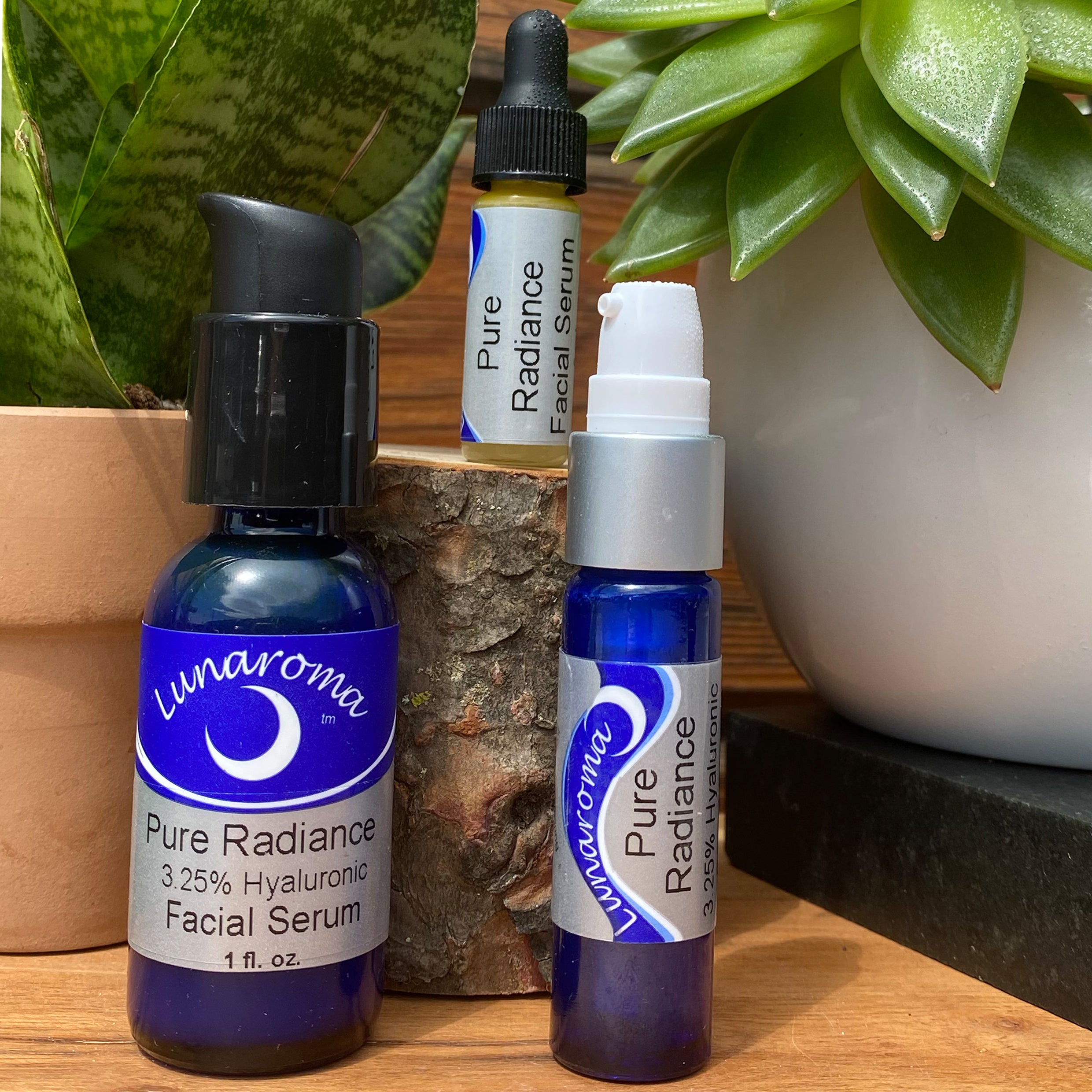 Pure Radiance Hyaluronic Facial Serum – Lunaroma Aromatic Apothecary