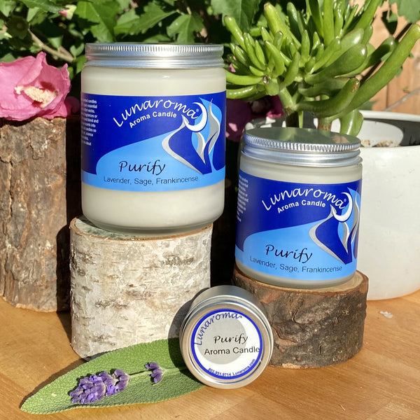 Purify Aroma Candle – Lunaroma Aromatic Apothecary